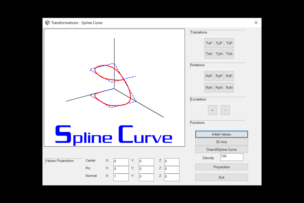 Spline Curve in C++ Visual Studio - The World of Chaos - C++, Visual ...