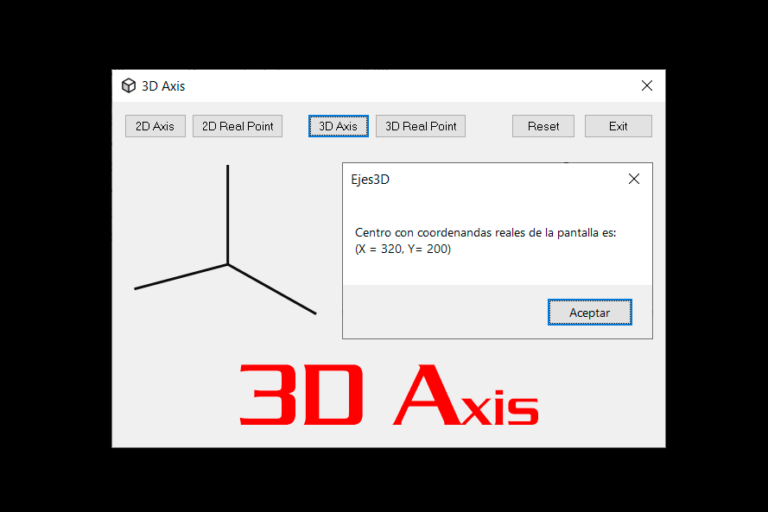 3D Axis in C++ Visual Sudio - The World of Chaos - C++, Visual C++ MFC